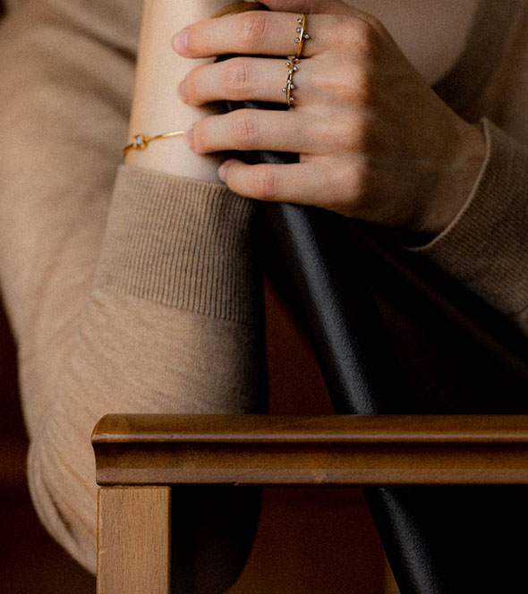 Charnières Fleurs Sauvages Ring